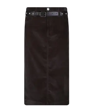 Pinko Gracia Midi Skirt - Black