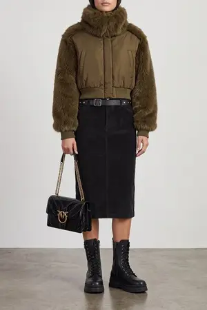 Pinko Belted Pencil Skirt