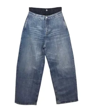 Attico Belt-loop Jeans - Blue
