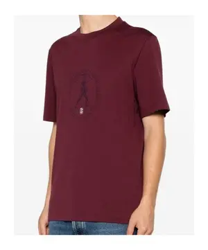 Brunello Cucinelli Logo-print Crew-neck T-shirt