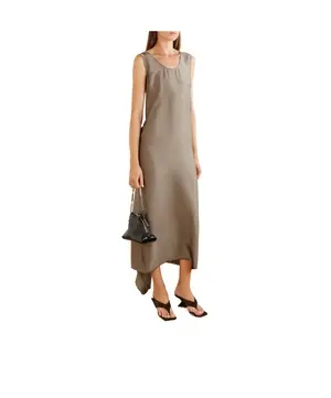 Attico Suede Wedge Thong Sandals