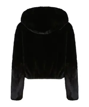 Pinko Gasteria Faux Fur Hooded Jacket