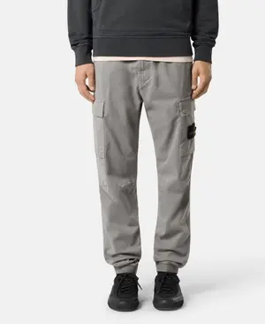 Stone Island Regular-tapered-fit Jogger Trousers With Elastic Waist