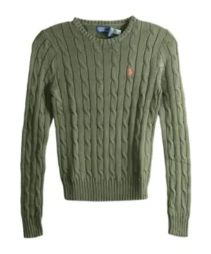 Polo Ralph Lauren Long Sleeve Pullover - Dense Olive