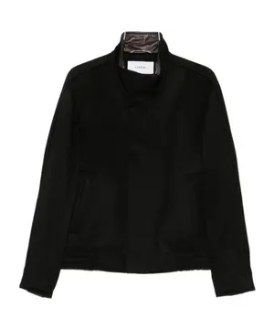 LARDINI High Neck Zip-up Jacket