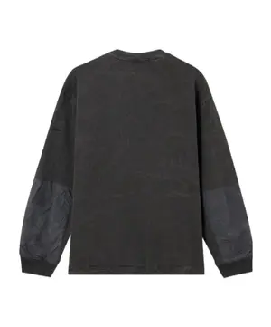 Stone Island Oversized-fit Crewneck Sweatshirt With Contrast Fabric Panels