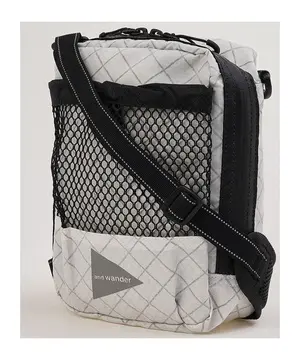 AND WANDER Mesh Pocket Shoulder Bag