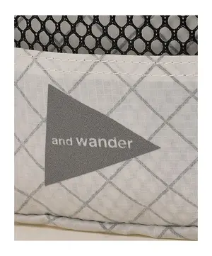 AND WANDER Mesh Pocket Shoulder Bag