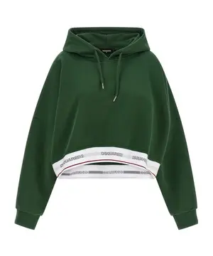 Dsquared2 Long-sleeve Hooded Sweatshirt - Green