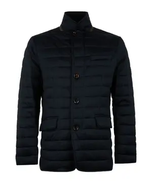 MOORER Long-sleeved Down Jacket - Black