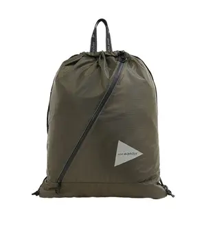 AND WANDER Drawstring Tote Bag - Green