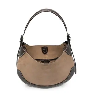 Ralph Lauren Polo Id Panelled Suede Shoulder Bag