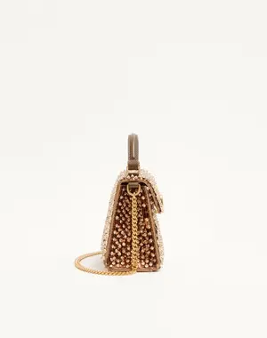 Valentino Garavani Vsling Embroidered Mini Handbag With Vlogo Clasp