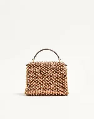 Valentino Garavani Vsling Embroidered Mini Handbag With Vlogo Clasp