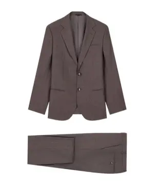 Giorgio Armani Two Button Suit - Brown