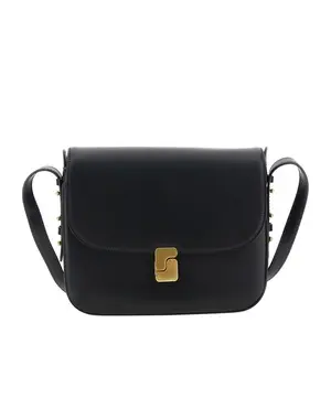 Soeur Magnetic-snap Shoulder Bag - Black