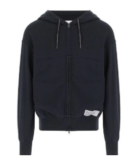 MAISON MARGIELA Graphic Zip-up Hoodie