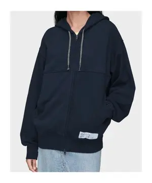 MAISON MARGIELA Graphic Zip-up Hoodie