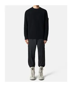 Stone Island Logo Patch Crewneck Jumper
