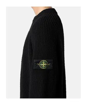Stone Island Logo Patch Crewneck Jumper