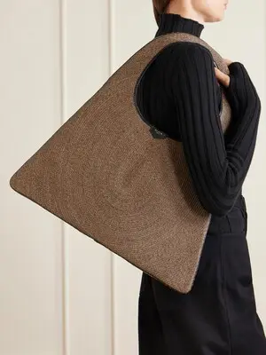 Alaïa Paper Straw Shoulder Bag