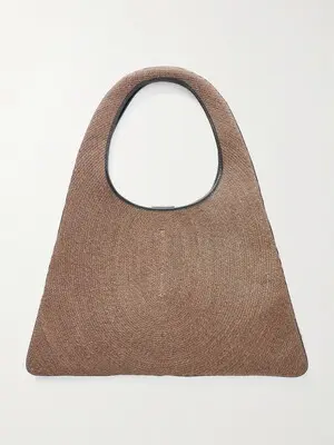 Alaïa Paper Straw Shoulder Bag