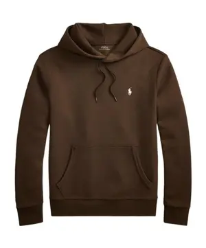 Polo Ralph Lauren Draw-rope Pony Double Knitted Hoodie - Brown