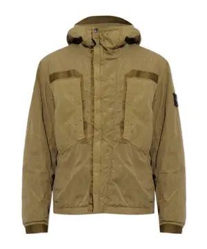 Stone Island Long-sleeve Hooded Jacket - Green