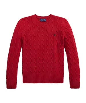 Ralph Lauren Long-sleeve Crew-neck Sweater - Red