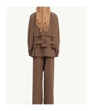 MAISON MARGIELA Belted Wool Blend Jacket