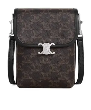 Celine Flap Shoulder Bag - Black