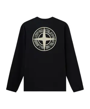 Stone Island Logo-print Long-sleeve T-shirt