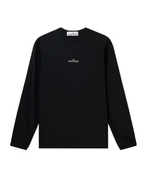 Stone Island Oversize Long-sleeved T-shirt - Black