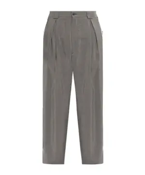 Giorgio Armani Straight-leg Casual Pants - Gray