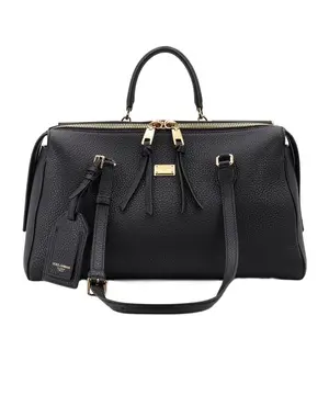 Dolce & Gabbana Dolce Gabbana Top Handle Zip Tote Bag - Black