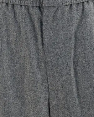 Giorgio Armani Pleated Wide-leg Trousers - Light Gray