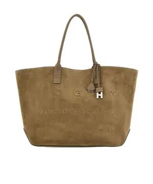 Hogan Logo-lettering Handbag - Brown