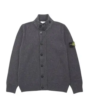 Stone Island Long-sleeve Knit Cardigan - Black