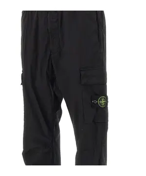 Stone Island Elastic-waist Casual Trousers