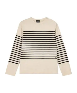 Emporio Armani Striped Color-blocked Knitwear
