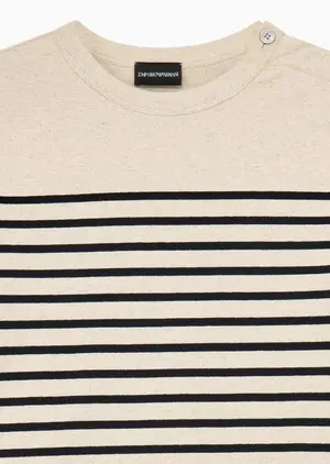Emporio Armani Striped Color-blocked Knitwear