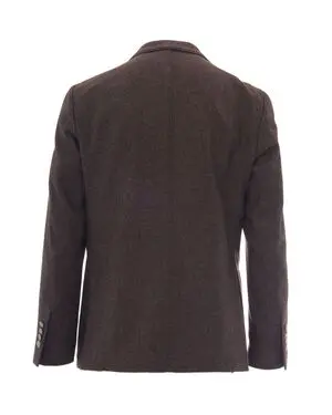 Eleventy Double-breasted Suit Jacket