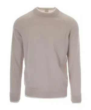 Eleventy Crew Neck Knitwear - Nude