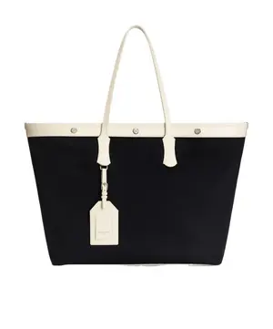 Dolce & Gabbana Atene Cotton Shopping Bag - Black