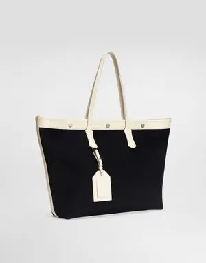 Dolce & Gabbana Atene Cotton Shopping Bag