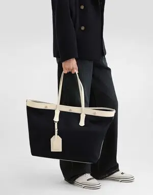 Dolce & Gabbana Atene Cotton Shopping Bag