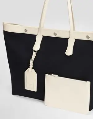 Dolce & Gabbana Atene Cotton Shopping Bag