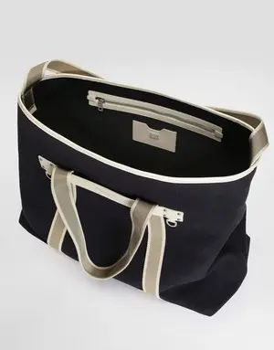 Dolce & Gabbana Essenza Canvas Shopping Bag