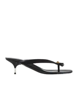Versace Medusa-plaque Kitten-heel Mules