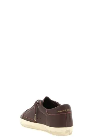 GOLDEN GOOSE Super-star Low-top Sneakers - Brown